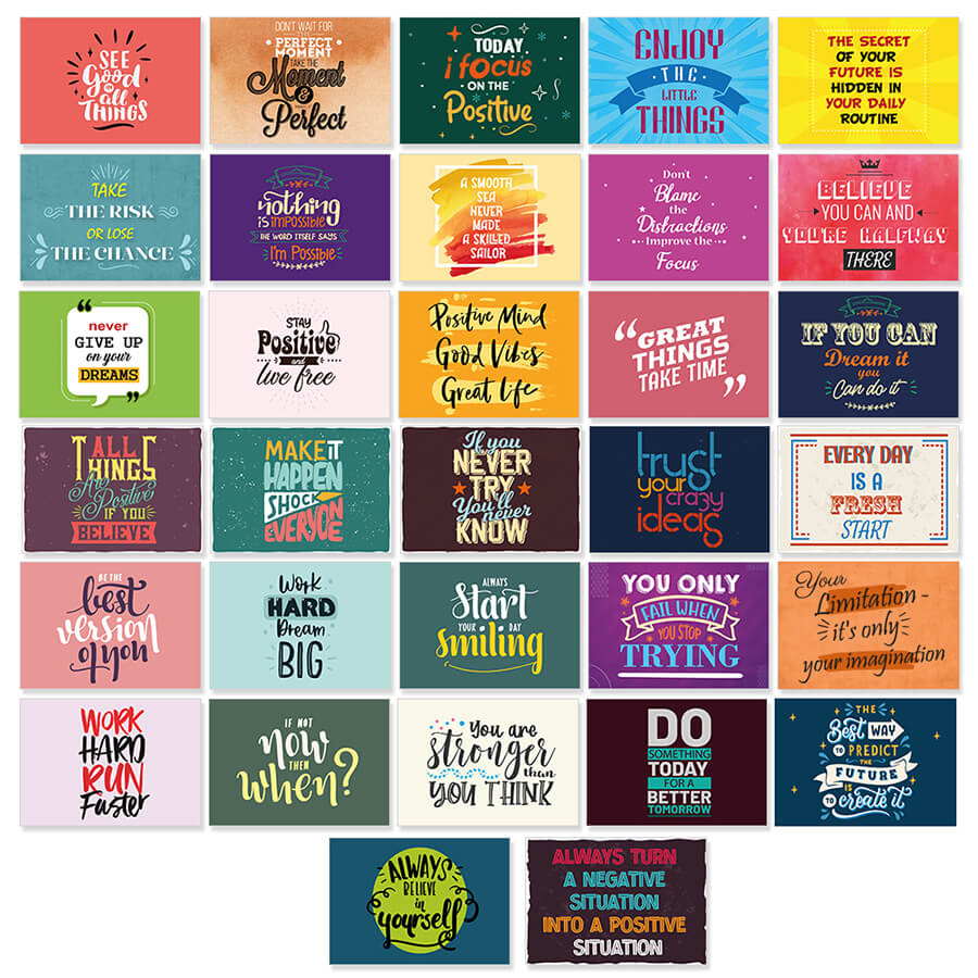 Motivational Postcards/Encouragement Post card/Positivity Cards