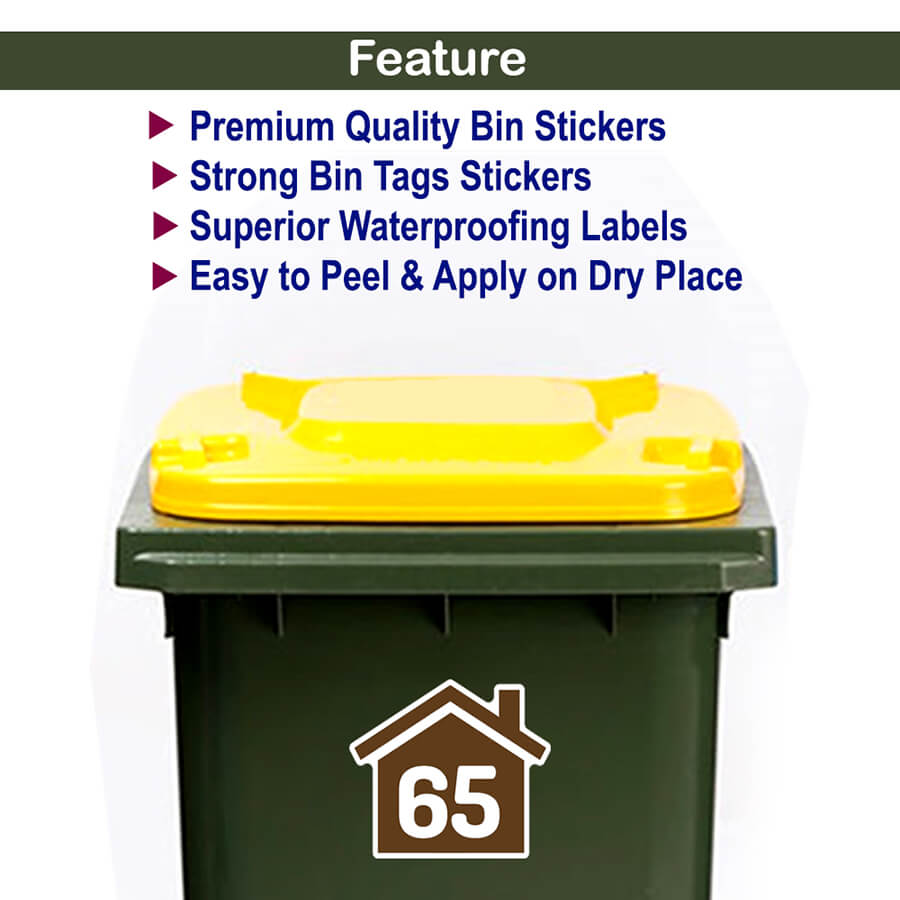 "Buy Custom Bin Number Stickers Online – Personalized Vinyl Designs"