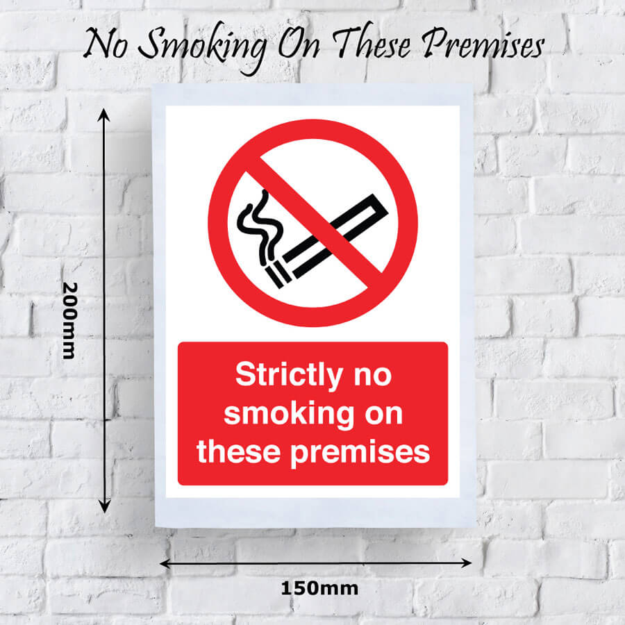 Restricted smoking signs/No smoking sign stickers/No smoking labels