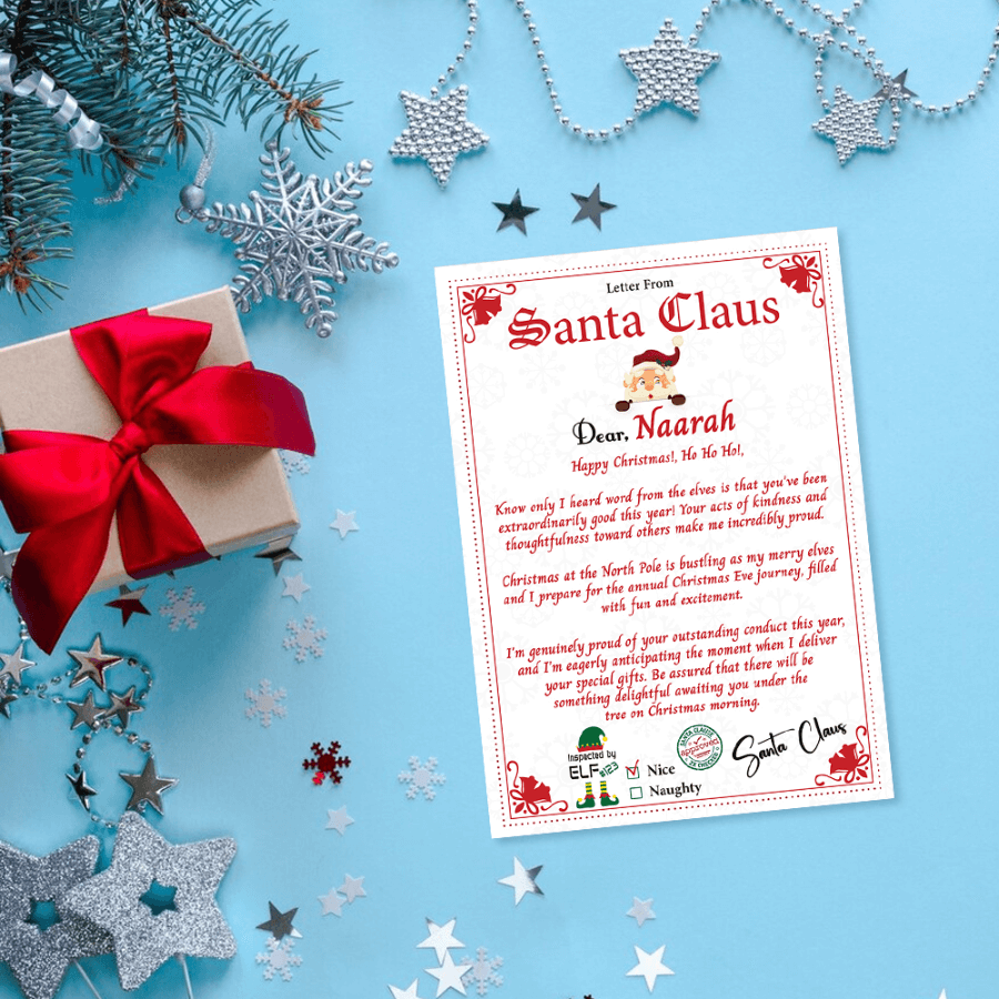 Personalised Santa Letters | Custom Letters from Santa UK