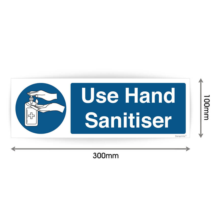 Hand Sanitiser door sticker/Hand Sanitiser safety sign label/Hand ...