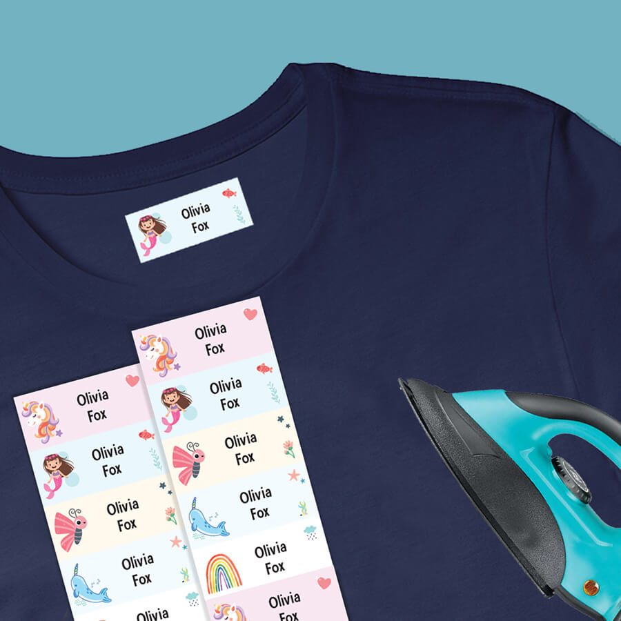 Buy Personalised Name Labels for Kids - Waterproof & Easy to Apply