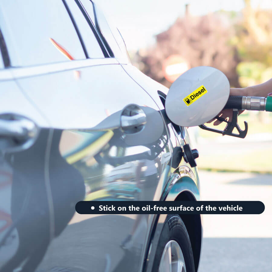 Car fuel sticker for diesel/Fuel sticker/Self-adhesive diesel fuel ...