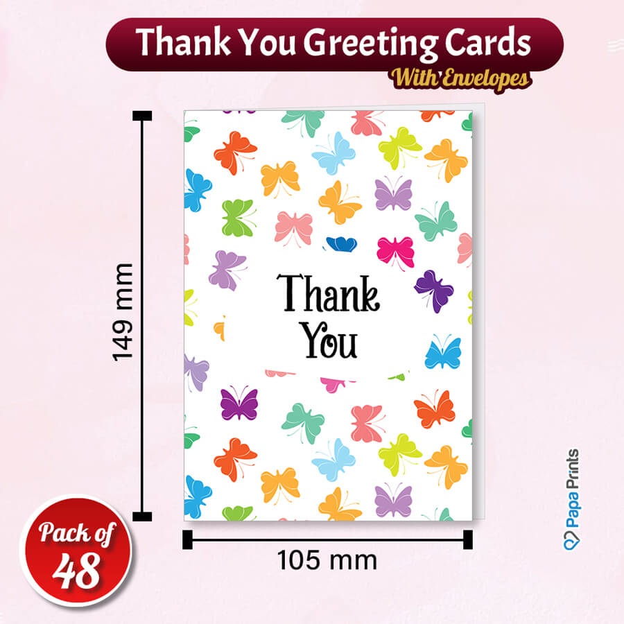 Thank You Cards Designs & Printing – Customizable Gratitude Cards Online