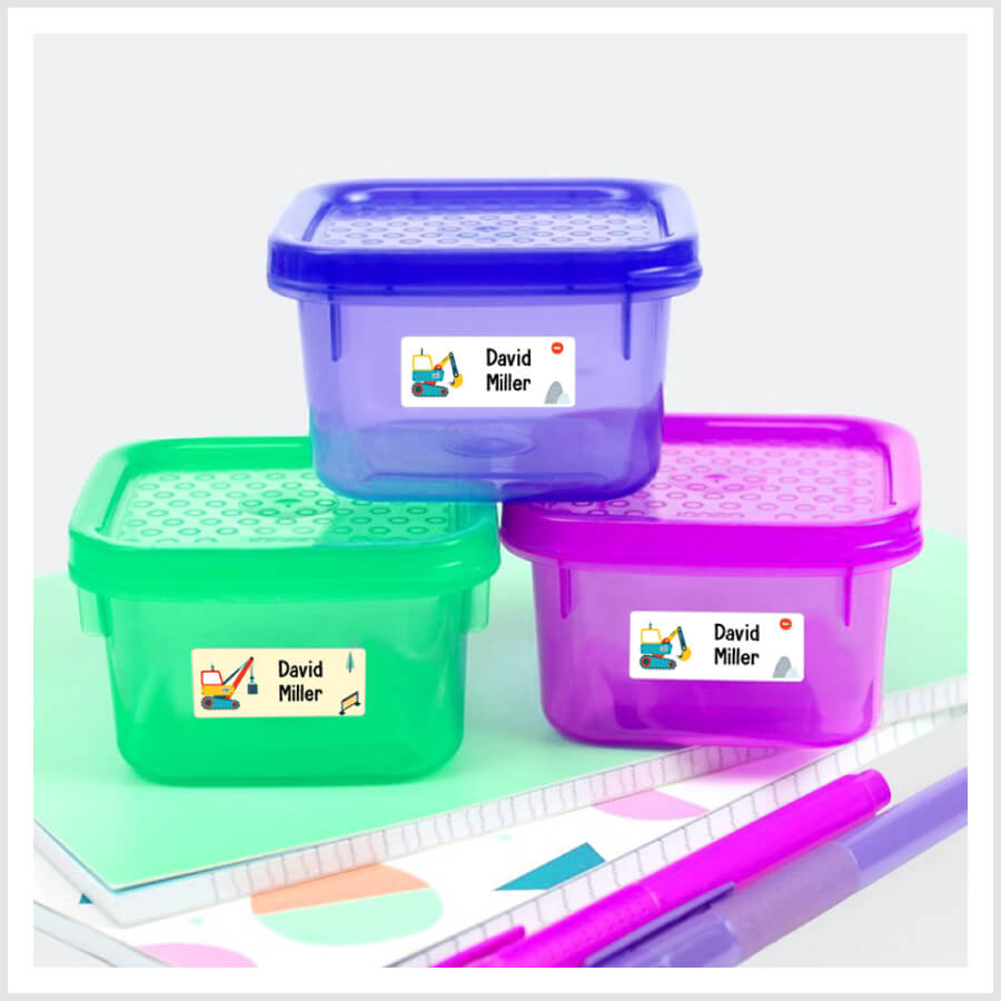 Buy Personalised Name Labels for Kids - Waterproof & Easy to Apply ...