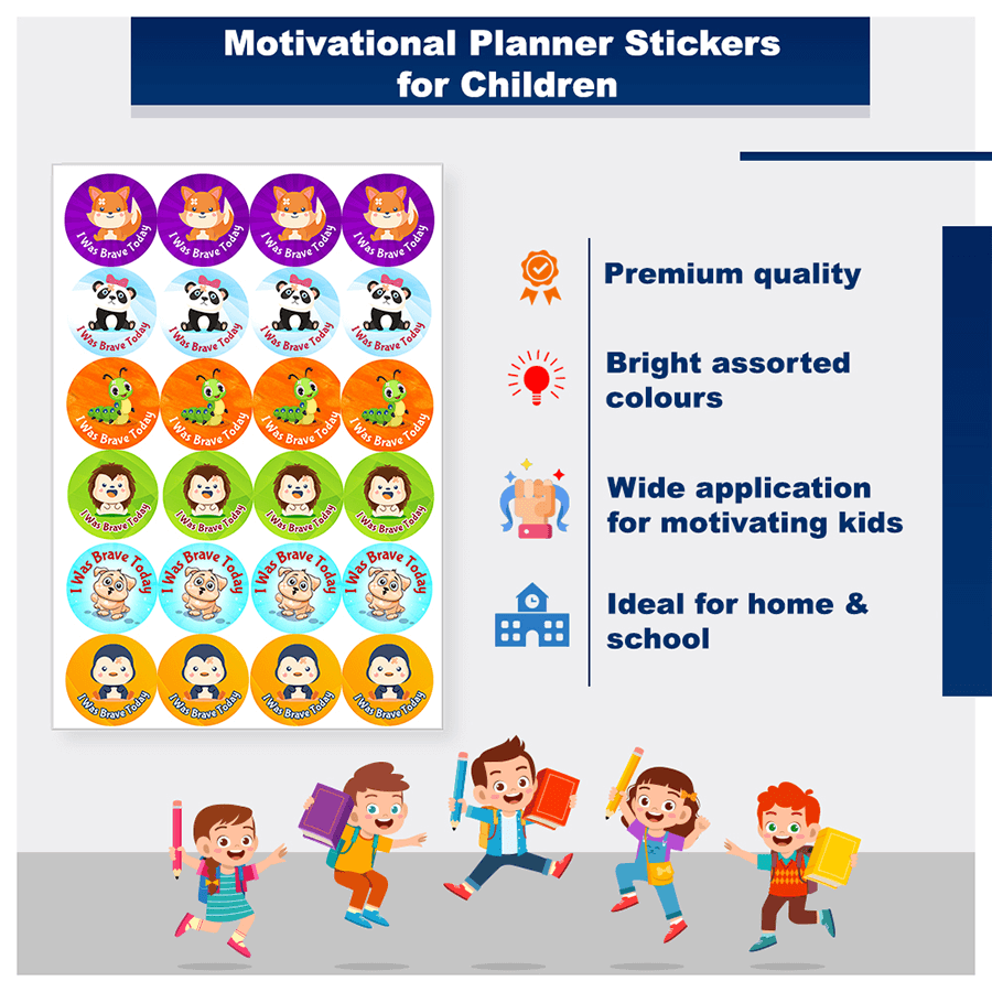 Bravery Reward Stickers/Reward sticker/School sticker