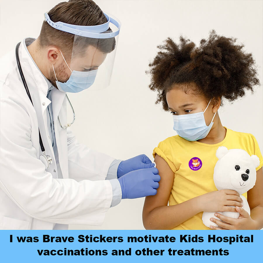 Bravery Reward Stickers/Reward sticker/School sticker