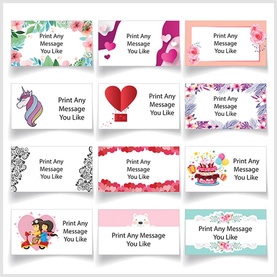 Clear Name Label | Small Clear Name Labels