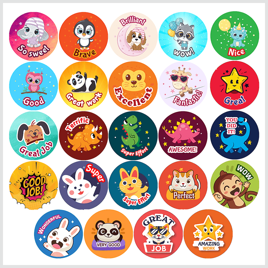 Cutest Animal theme Reward Stickers/Reward sticker – papaprints
