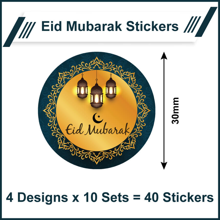 Eid Vinyl Stickers/ 30mm Eid Sticker Pack/ Small Eid Stickers for ...