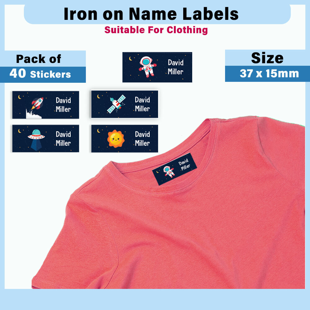 Iron On Clothing Name Tags | Iron On Name Label
