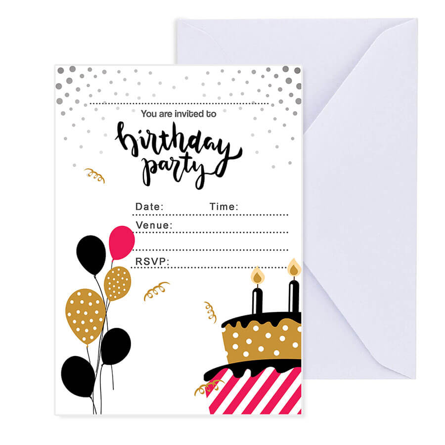 Printable Invitation Cards Birthday Party Birthday Invitations,