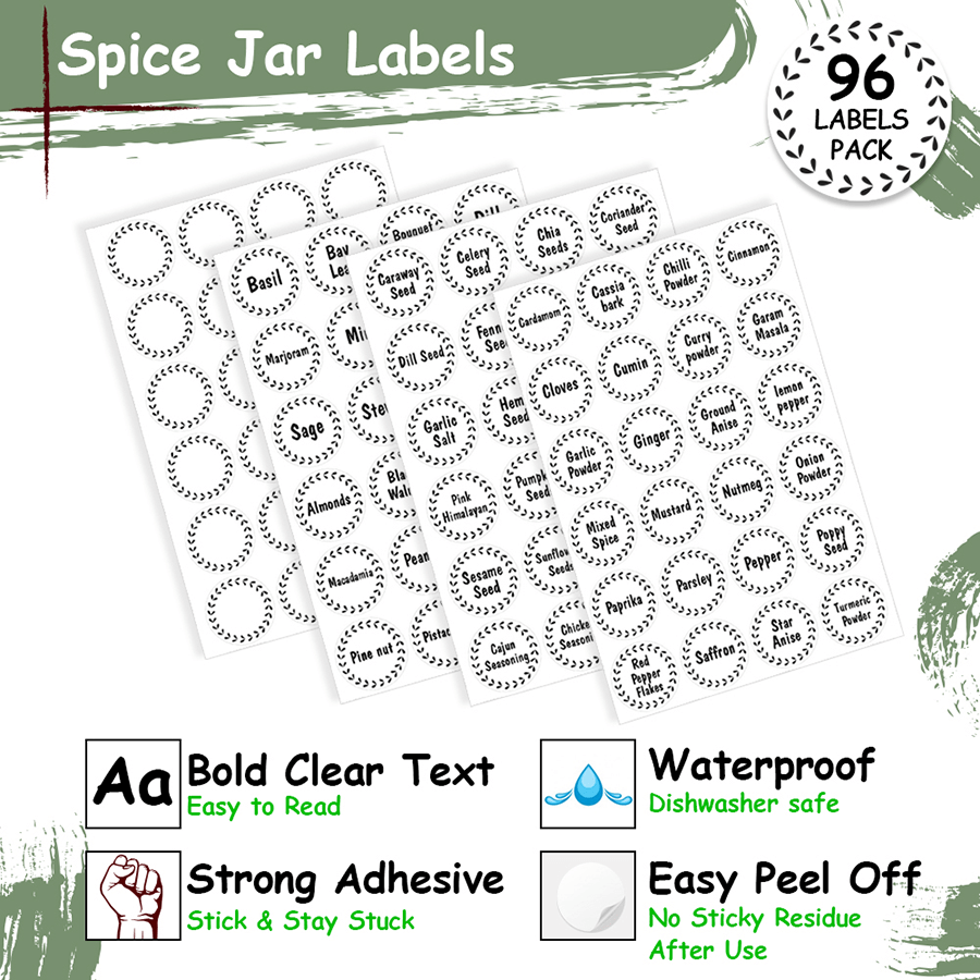 Spice Sorting Labels